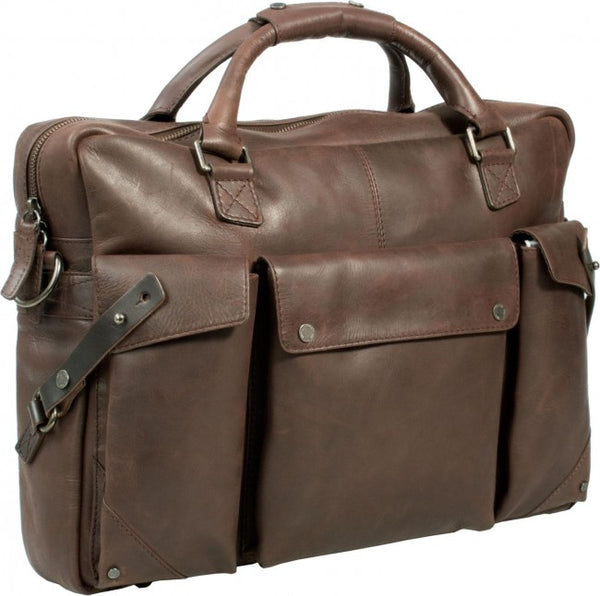 UBERBAG INSIGNIA BROWN LEATHER PORTFOLIO / MESSENGER BAG - MyLeatherBag ...